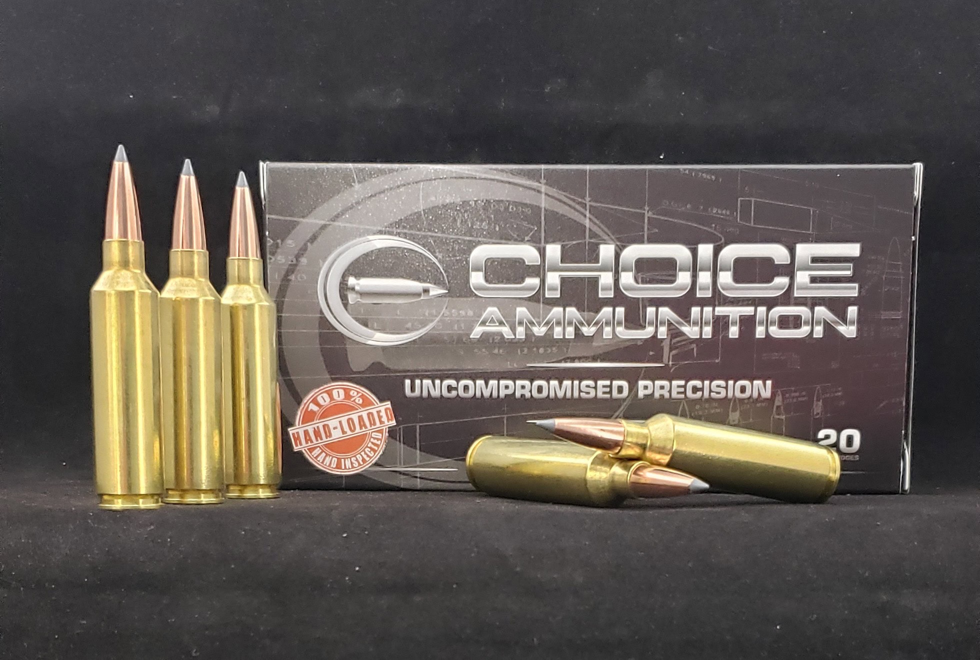 7MM Winchester Short Magnum (WSM) 168 Grain Nosler ABLR~100% Hand ...